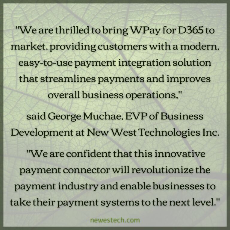 New West Technologies Announces Release of WPay triPOS for Microsoft ...