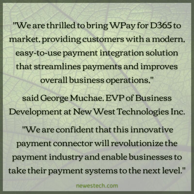 New West Technologies Announces Release of WPay triPOS for Microsoft ...